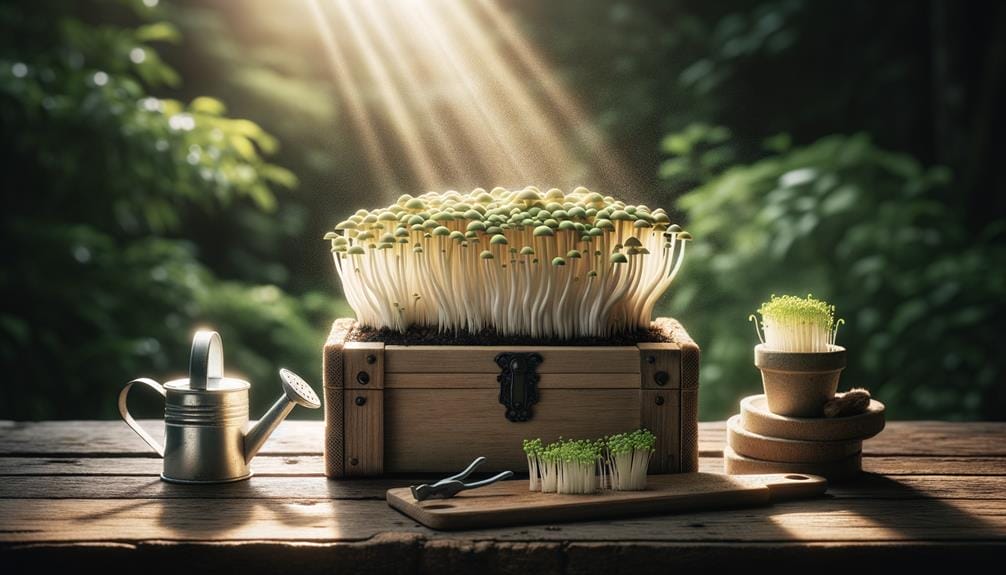 Enoki Mushroom Growing Kit - Gardening Baron